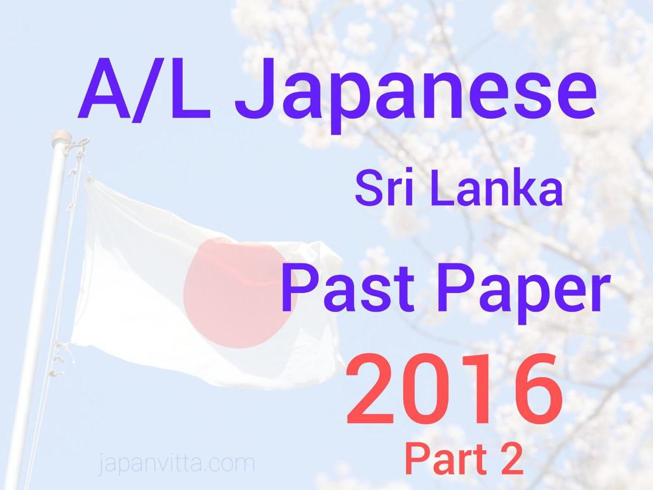 Japan Vitta | Japanese A/L